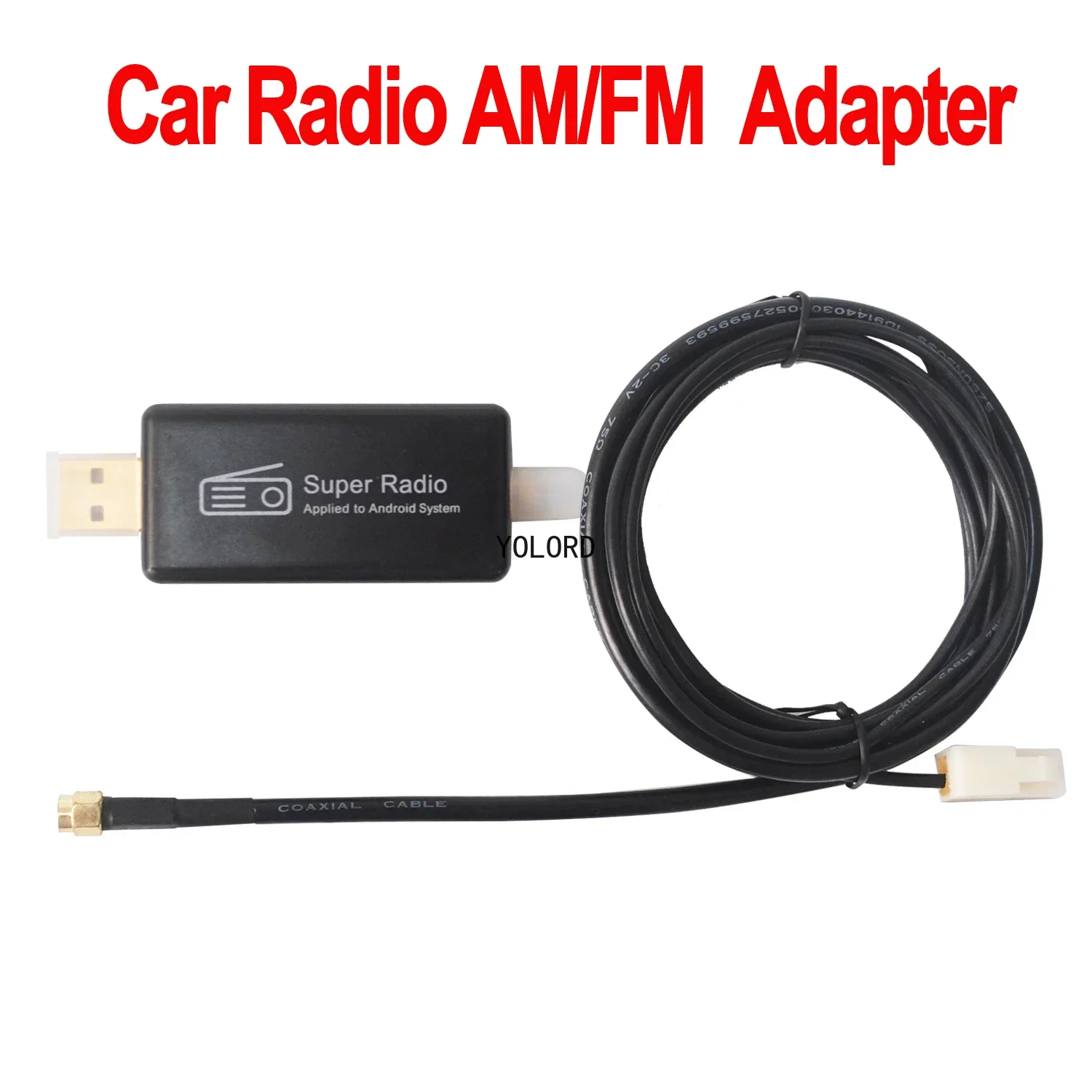 Super Car Radio AM/FM Stereo Adapter Receiver USB Stick Box Applied to ...
