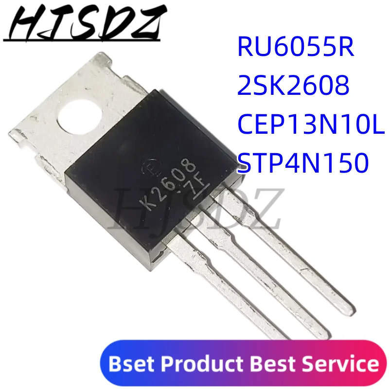 5-unids-lote-K2608-2SK2608-STP4N150-P4N150-CEP13N10L-RU6055R-a-220-en ...