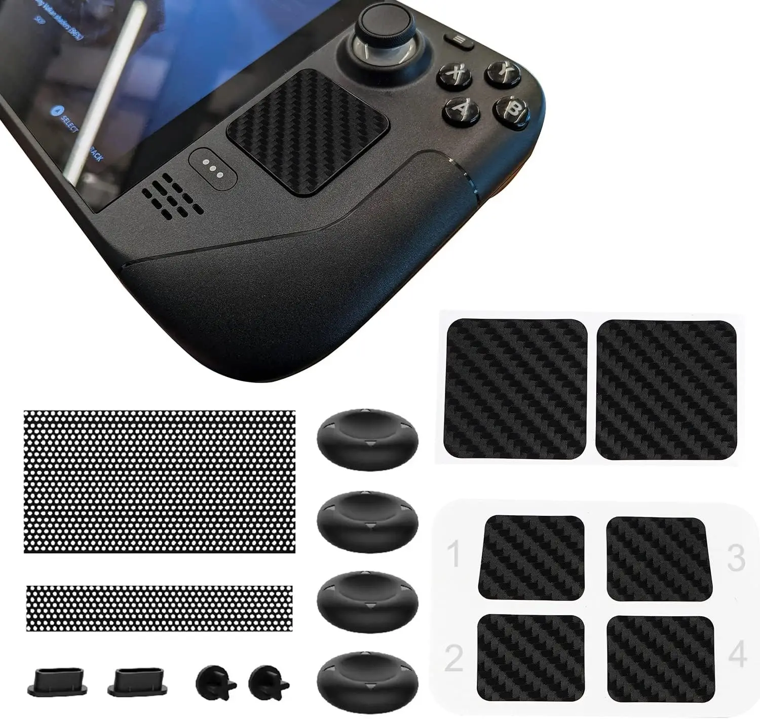 Dust-Cover-Kit-Accessories-for-Steam-Deck-Vent-Filter-Silicone-Dust ...