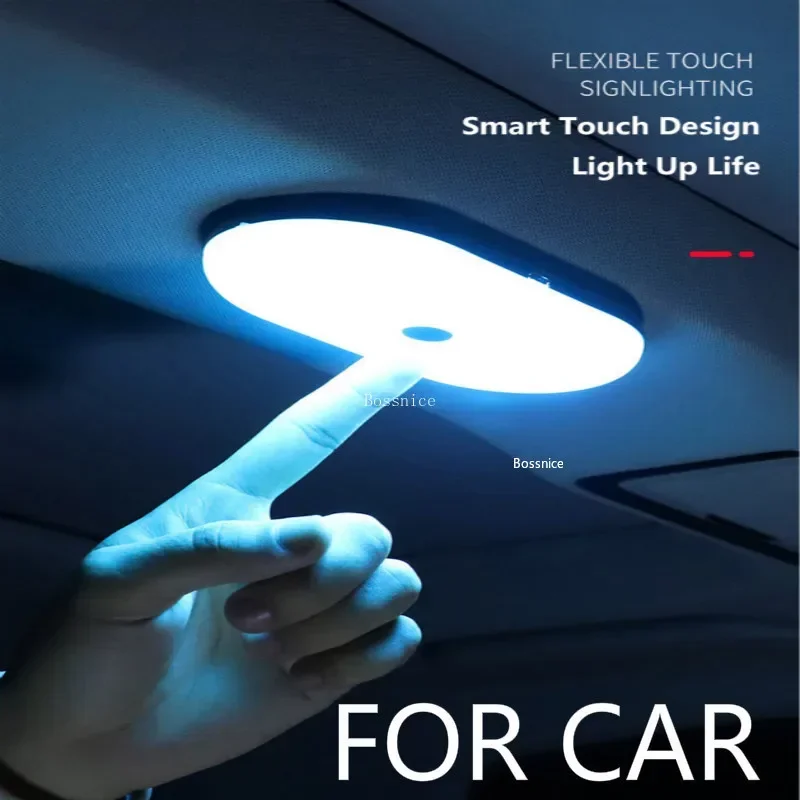 Universal-Touch-Night-LED-Car-Light-Car-Light-Roof-Magnet-Lamp ...
