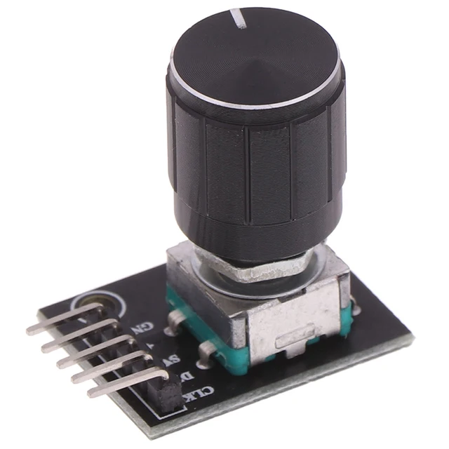 Ky-040 Rotary Encoder 5-Pack S - 360° Pulse Modules With Push Button ...