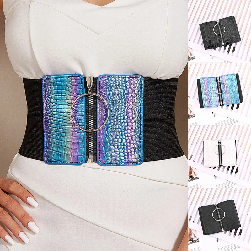 Corsé de moda para mujer, cinturón elástico de cintura alta, faja ...