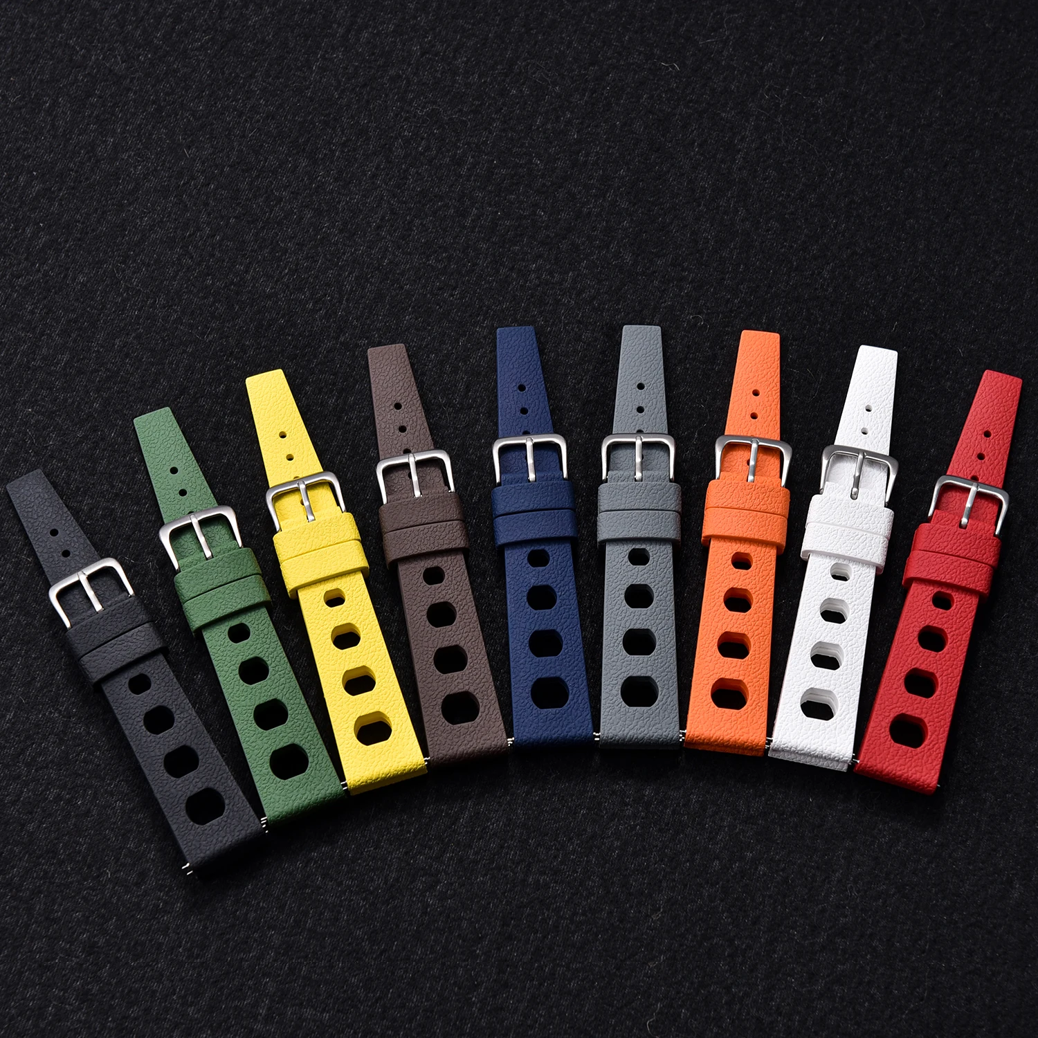 New-Design-Fluororubber-FKM-Watch-Strap-20mm-22mm-Tropic-Strap-Quick ...