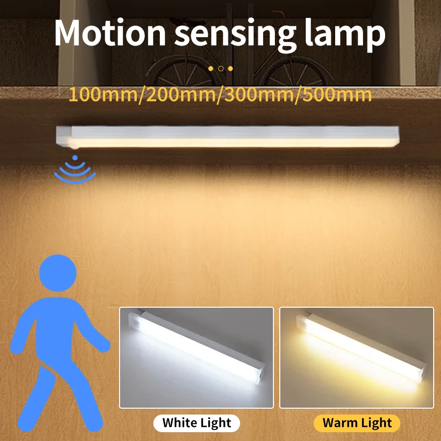 Rechargeable-Cabinet-Light-Led-Bar-Motion-Sensor-Night-Light-for ...