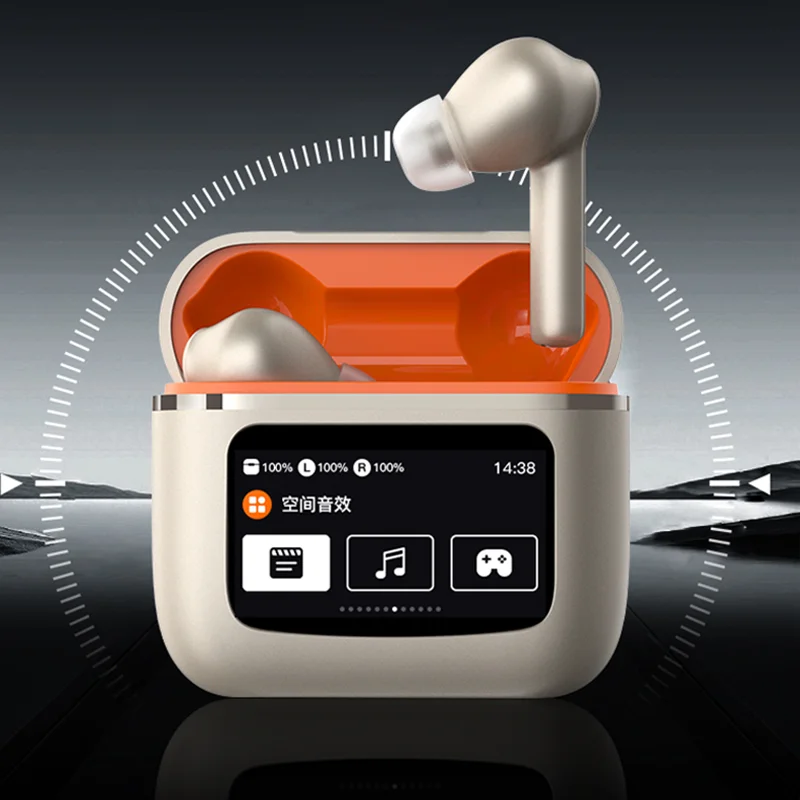 Noise-Cancelling-Wireless-Earphones-ANC-Touch-Screen-Earbuds-Sports-TWS ...