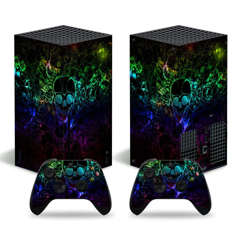 Skull design for xbox series X Skin sticker for xbox series X pvc skins ...