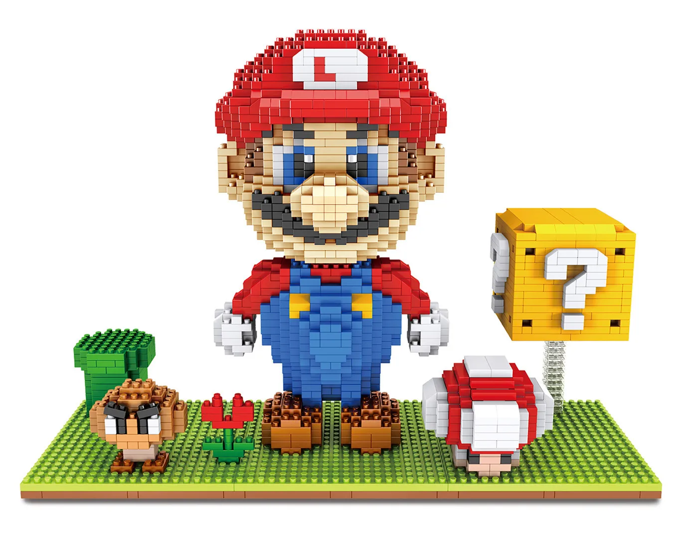 Cartoon-Super-Mario-Bros-Bakstenen-Blok-Anime-Figuren-Schildpad-Mario ...