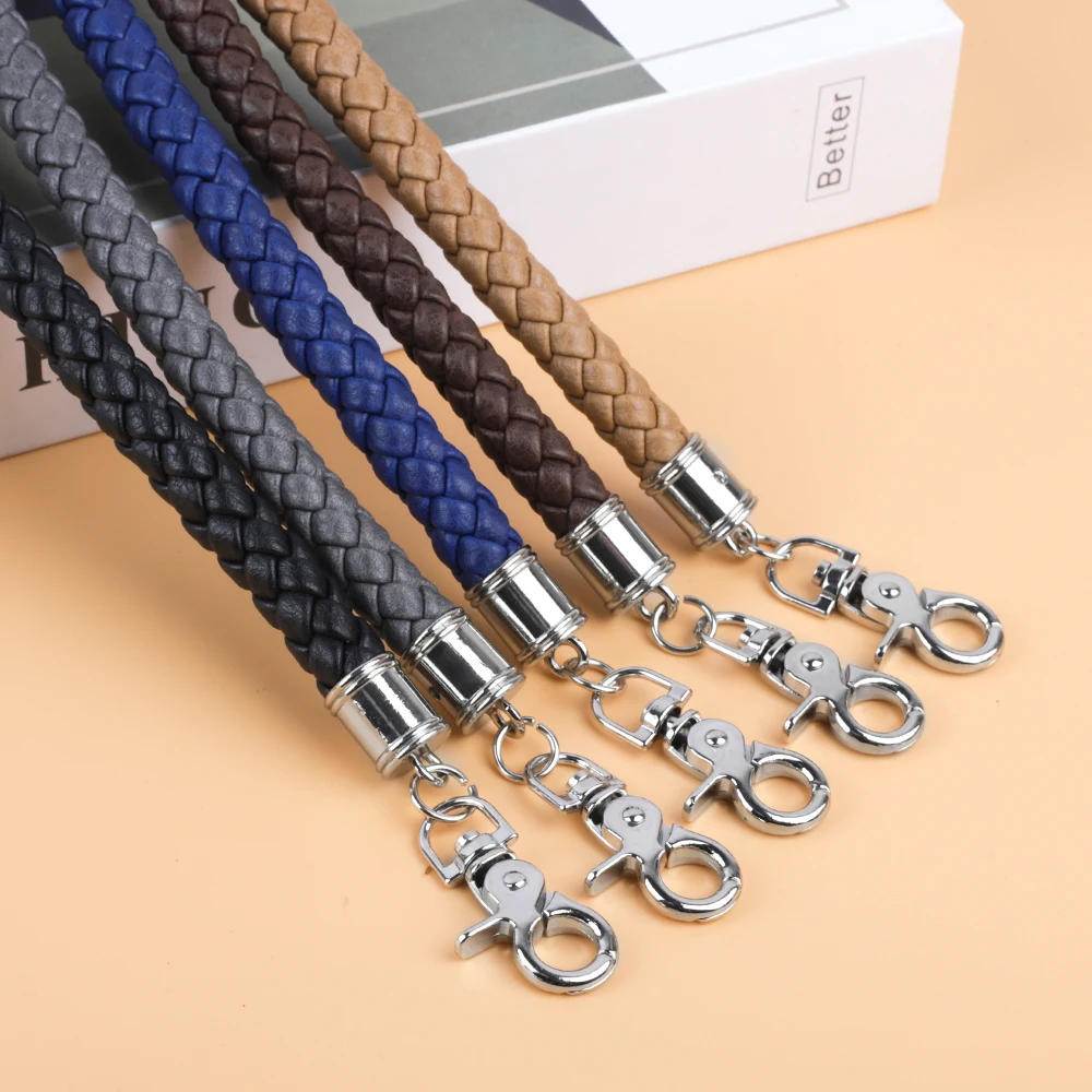 PU-Leather-Shoulder-Bag-Strap-Durable-Braided-Rope-Short-Handles-For ...