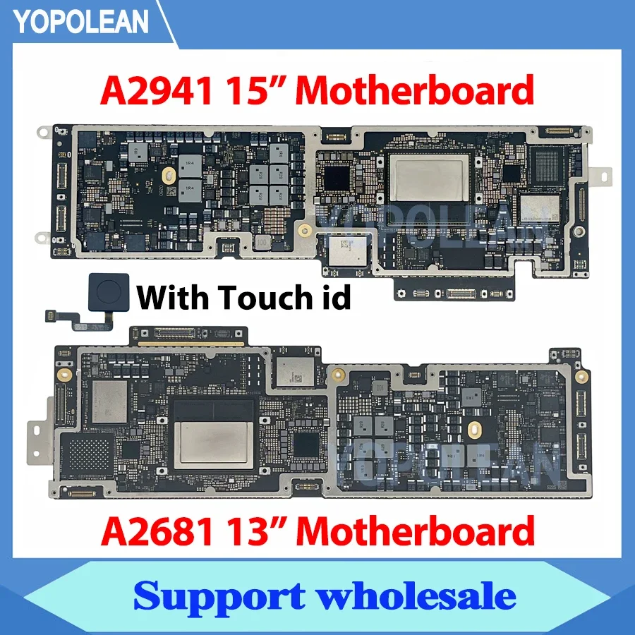Original-A2681-Motherboard-With-Touch-ID-For-Macbook-Air-Retina-13-6-15 ...