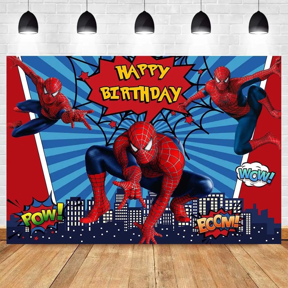 Spider Man Backdrop Banner Spider-man Birthday Background, 60% OFF