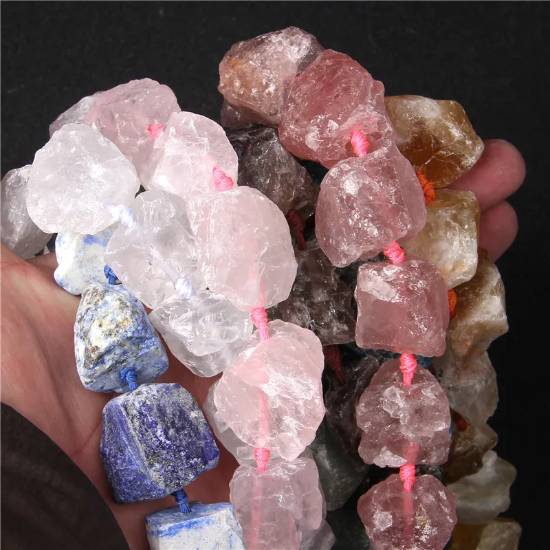 Rough-Rose-Quartzs-Amethysts-Raw-Bead-Freeform-Irregular-Lapis-Lazuli ...