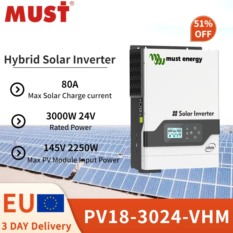 Must Hybrid Solar Inverter | Hybrid Solar Inverter Mppt | Must Energy ...