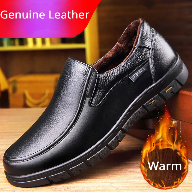 Men-Shoes-Genuine-Leather-Warm-Loafers-for-Mens-Shoes-Businenss ...