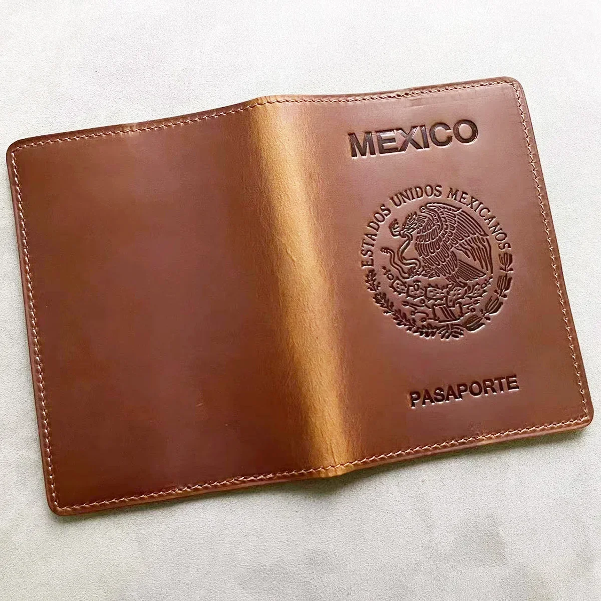 Genuine-Leather-Mexico-Passport-Cover-Crazy-Horse-Mexican-Passport ...