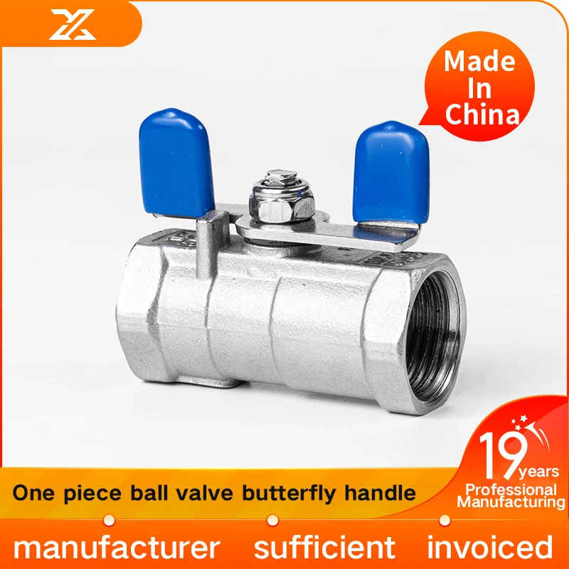 One-piece-butterfly-handle-ball-valve-304-stainless-steel-ball-valve ...