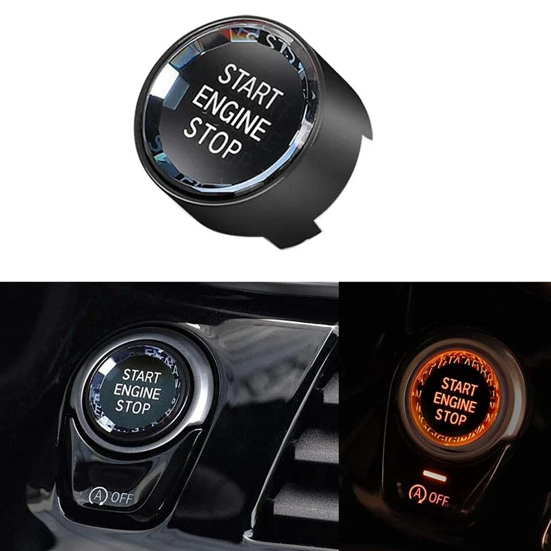 ENGINE START STOP Switch Button Sticker for BMW 1 2 3 4 5 6 7 Series ...