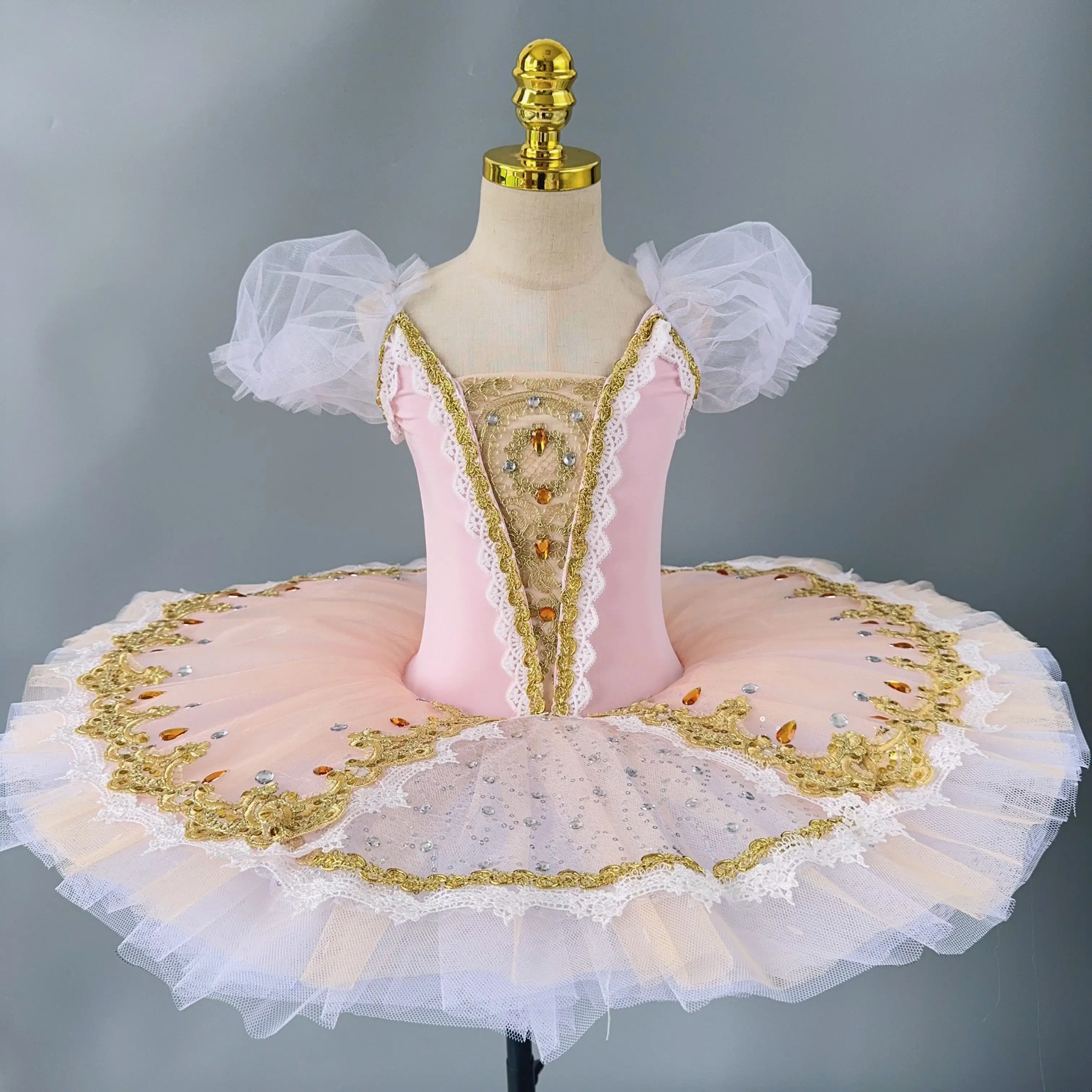 Pink-European-Court-Style-Professional-Ballet-Tutu-Dress-Female-Dance ...
