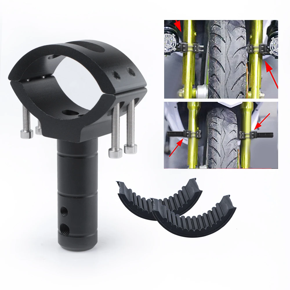 Motorcycle LED Headlight Mount bracket Spotlight support phare moto ...