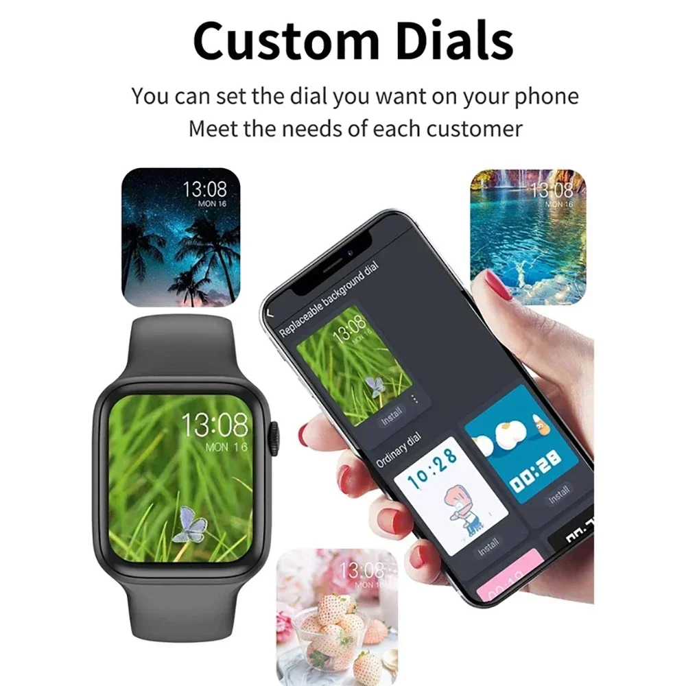 2024 New Smart Watch T900 Pro Max Series8 Smartwatch 1.8inch Bluetooth Call Heart Rate Women Men ...