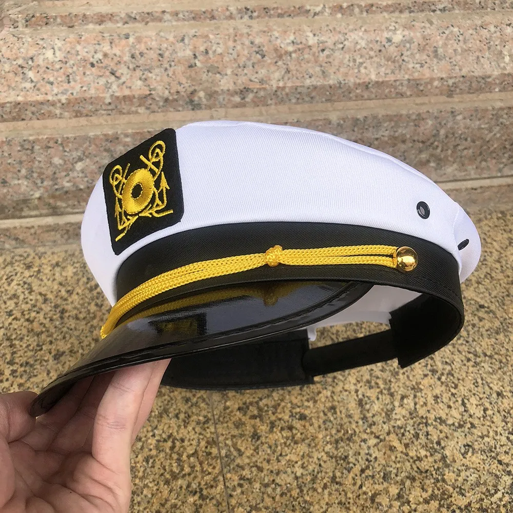Navy-Hat-Yacht-Military-Hats-Adult-Yacht-Boat-Skipper-Ship-Sailor ...