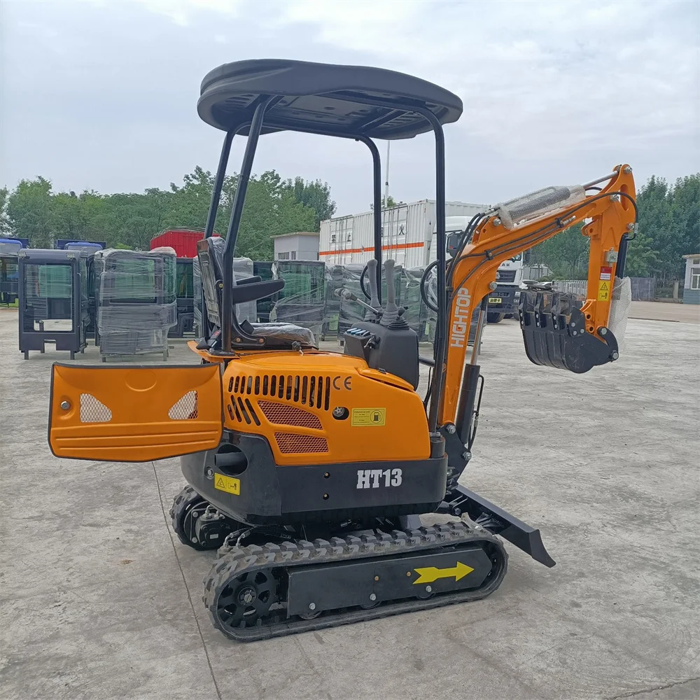 Cheap-HIGHTOP-HT13-Mini-Excavator-With-Two-sided-Joystick-Shut-off ...