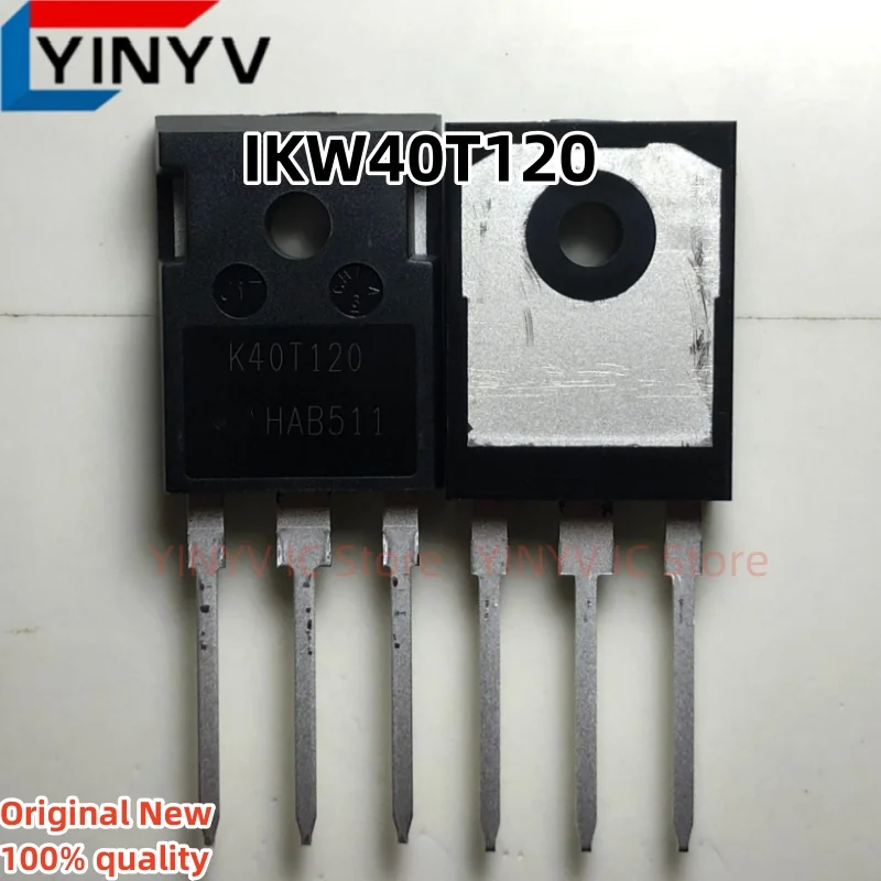 5Pcs-IKW40T120-K40T120-Trans-IGBT-Chip-N-CH-1200V-75A-3-Pin-3-Tab-TO ...