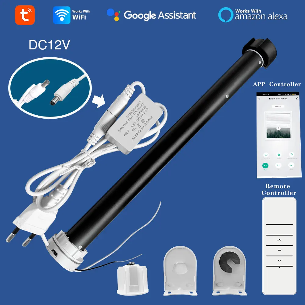 Tuya-Wifi-Smart-Curtains-Motor-Roller-Blinds-Dc-For-36-37-38mm-Tube ...