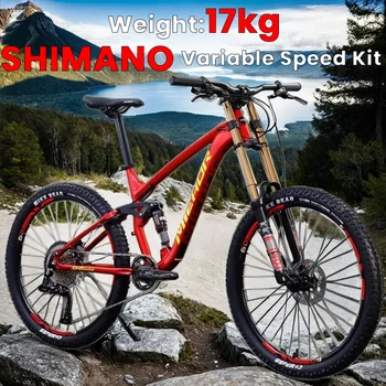 26/27.5Inch Downhill Mountain Bike Off-road Bicycle Double disc brake ...