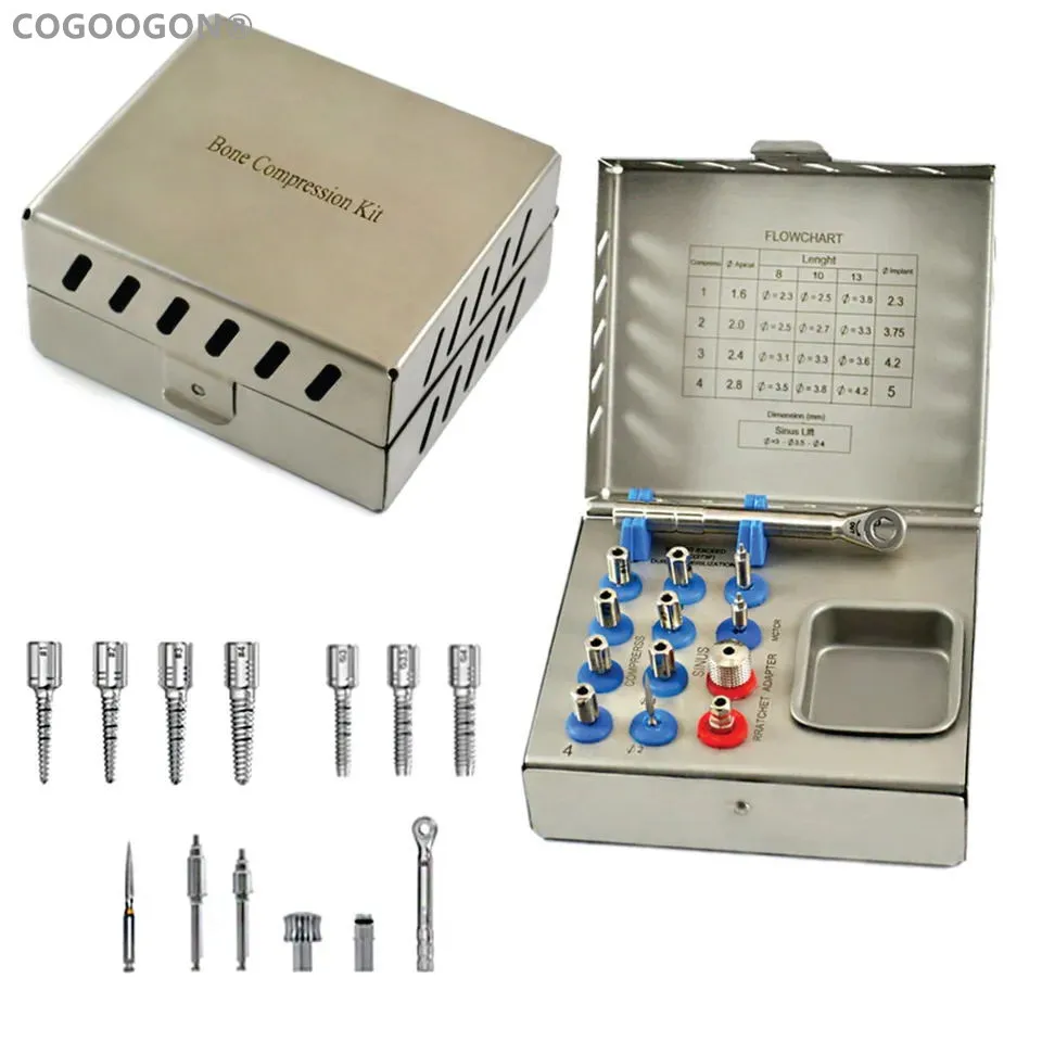 1 Set Dental Implant Bone Compression Kit Surgical Sinus Lift Expander ...