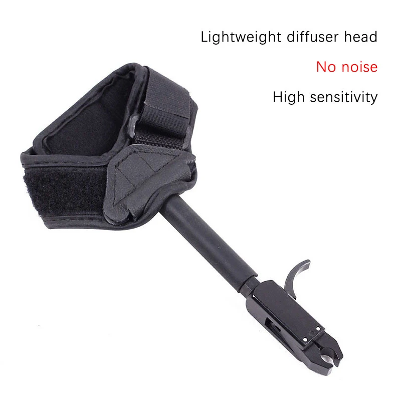 1Pc-Archery-Caliper-Release-Aid-Black-Color-Compound-Bow-Strap-Shooting ...