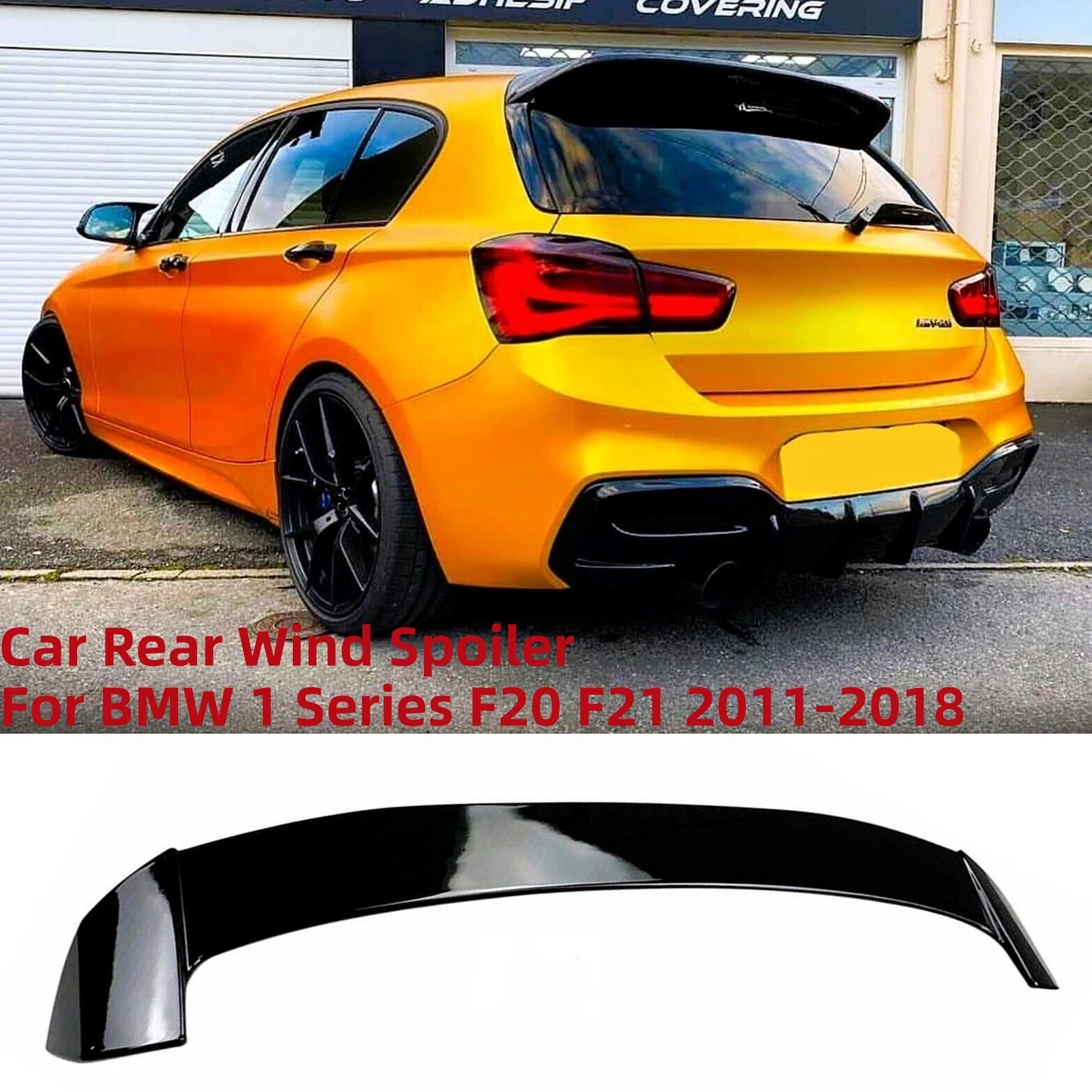 Car Tail Wings Fixed Wind Spoiler Rear Wing For BMW 1 Series LCI F20 ...