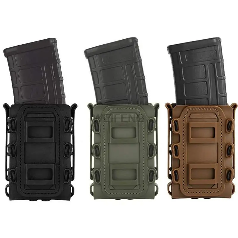 Molle-funda-para-Rifle-AR15-Mag-Airsoft-Fastmag-5-56mm-7-62mm-Clip-de ...