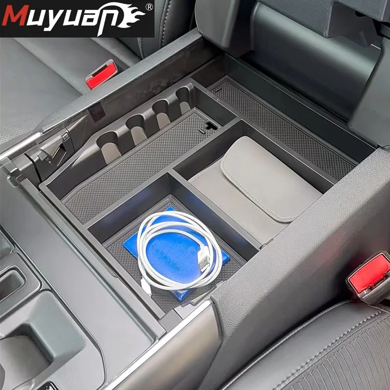 Reposabrazos-de-Control-Central-caja-de-almacenamiento-para-Ford-F150 ...