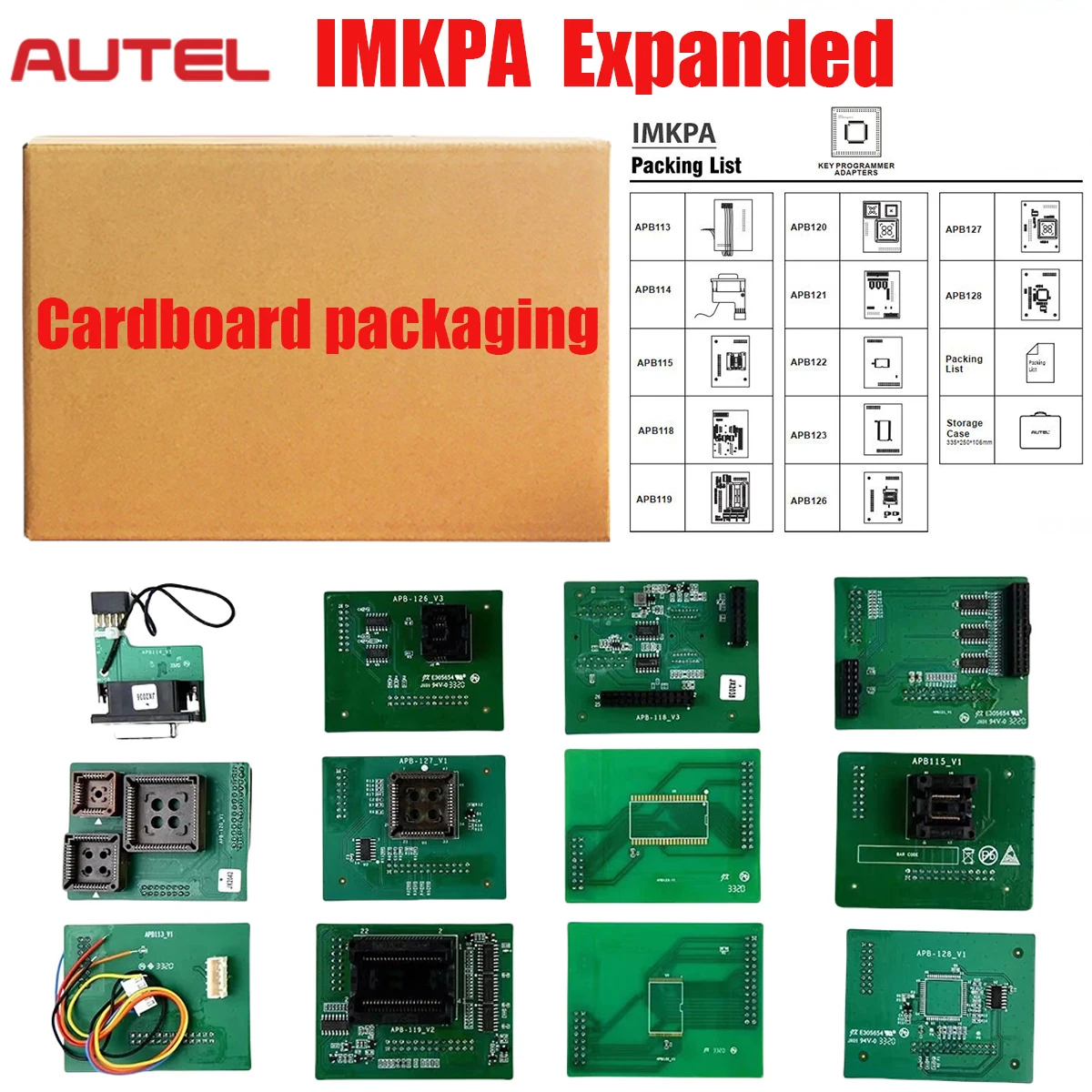 Original Autel IMKPA Expanded Key Programming Accessories Kit Work With ...