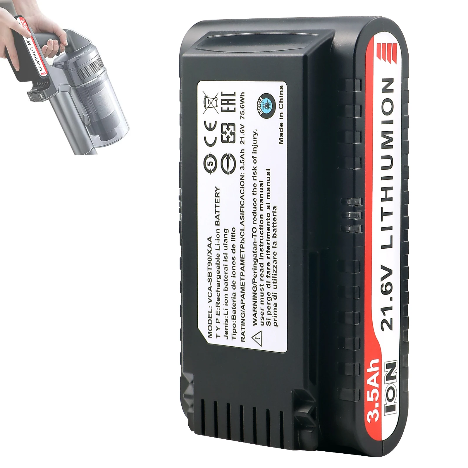 21-6V-3500mAh-Replacement-Vacuum-Cleaner-Li-ion-Battery-for-Samsung-Jet ...