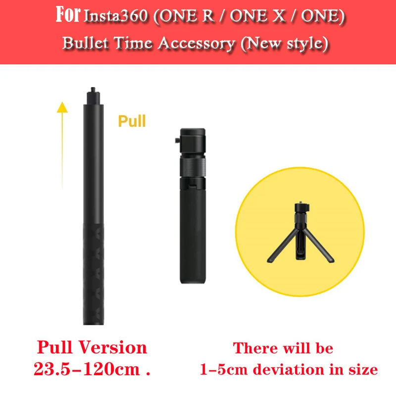 Bullet time Pull Selfie Stick para Insta360 X3 Bullet Time Bundle ...