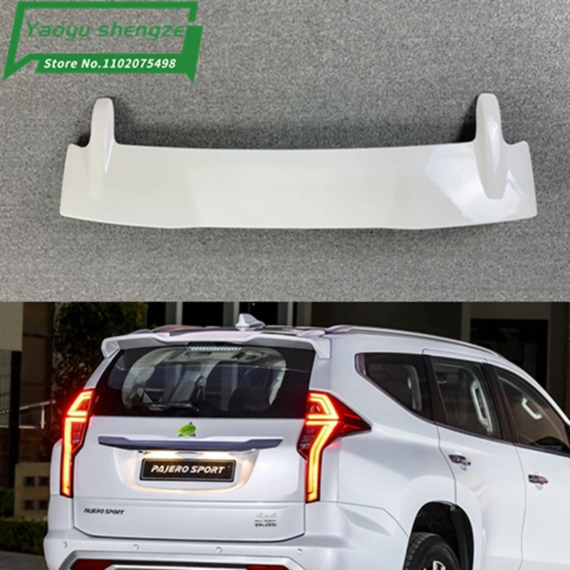 Fit-For-Mitsubishi-Pajero-Sport-ABS-Plastic-Rear-Trunk-Wing-Spoiler-For ...