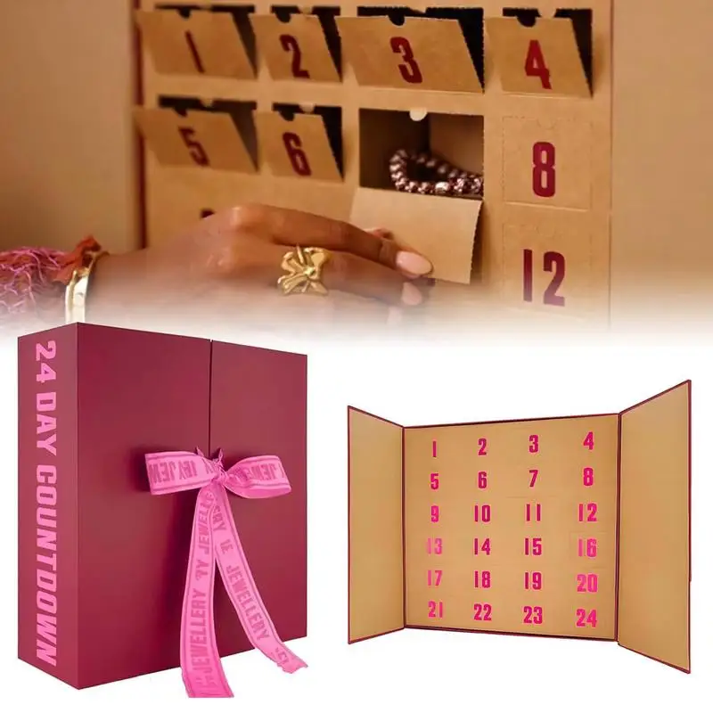 New-Christmas-Advent-Calendar-24-Day-Holiday-Countdown-Calendar-Jewelry ...