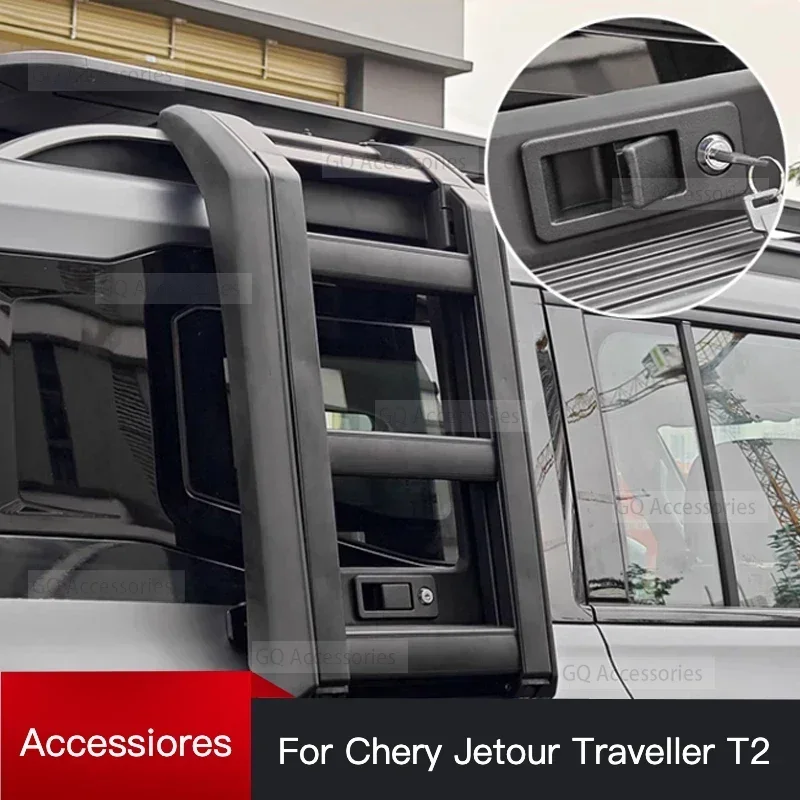 cherry-Jetour-Traveller-T2-2024-Jetour-T2-Roof-Side-Ladder-Aluminum ...