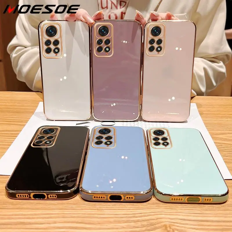 Funda-de-silicona-enchapada-para-Xiaomi-Redmi-Note-11-10-12-Pro-Mi-11T ...