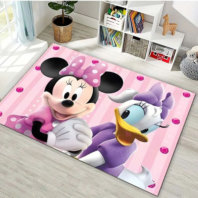 Disney-Minnie-Mouse-Daisy-Duck-Pattern-Carpets-for-Living-Room-Bedroom ...