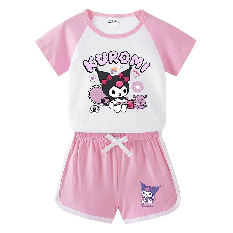 Sanrio-Kuromi-Melody-Anime-kawaii-Cartoon-Children-s-Clothing-Suits ...