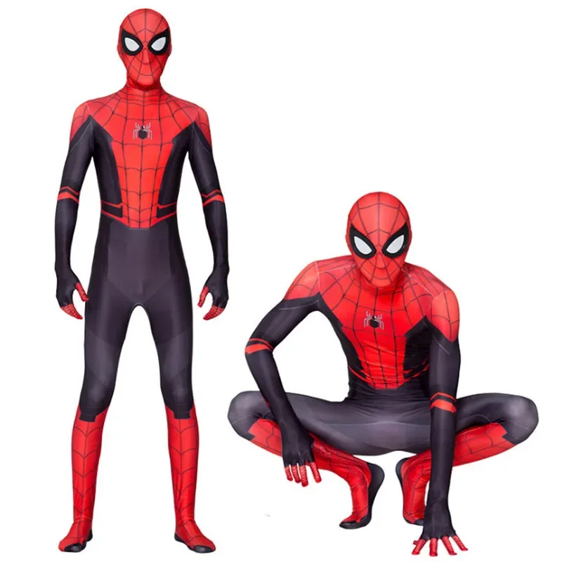 Premium Spiderman Superhero Costume for Adults Made of Spandex ...