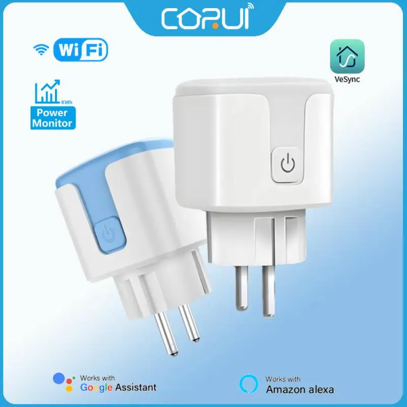 CORUI-Vesync-WiFi-Smart-Socket-16A-20A-EU-Smart-Plug-With-Power ...