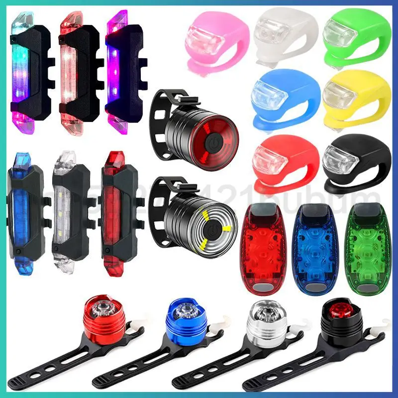 16 Styles USB Rechargeable Waterproof MTB Bike Lamp Warning Cycling ...