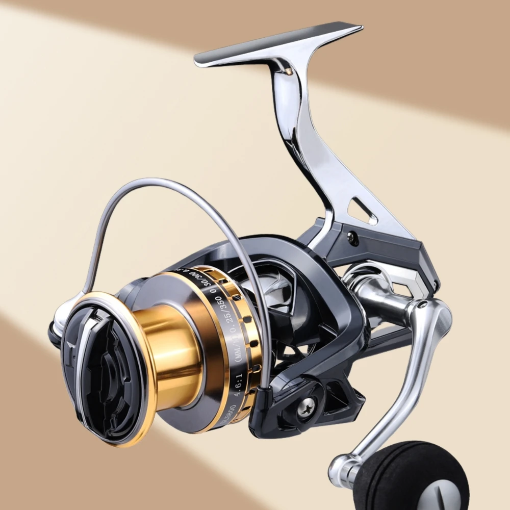 1PC Baitcasting Metal Spinning Reel For Saltwater Long-distance Casting ...