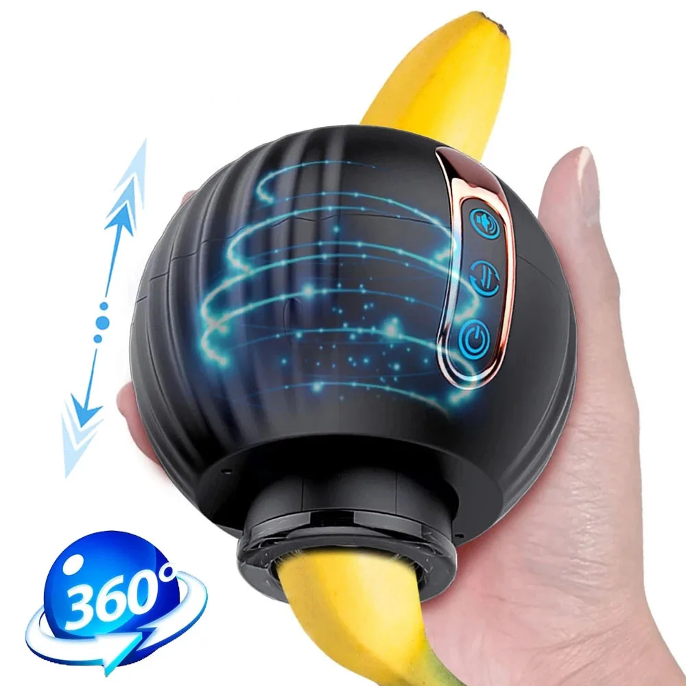 Automatic Blowjob Sucking Machine Pocket Pussy Adult Goods Realistic Vagina Male Mens ...