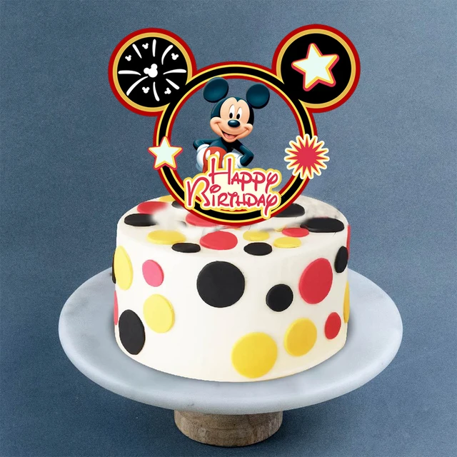 Mickey Mouse Ears Cake Topper