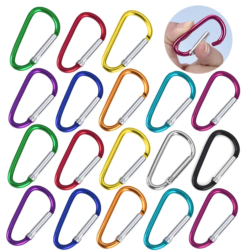 10-20pcs-Metal-Durable-D-Ring-Portable-Buckle-For-Backpacks-Straps-Bags ...