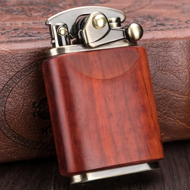 ZORRO-Bronze-Rocker-Sandalwood-Lighter-Retro-Rocker-Kerosene-Lighter ...